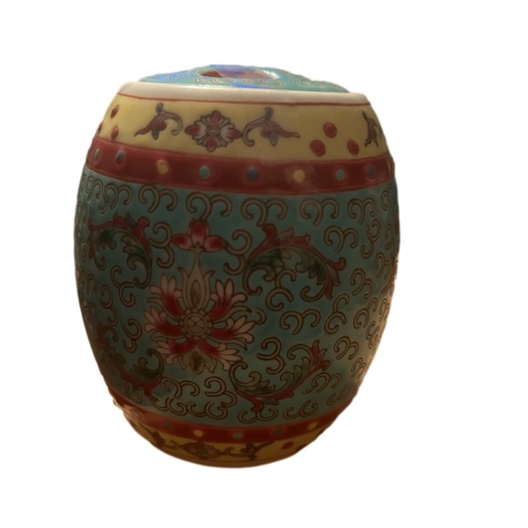 Horchow | Kitchen | 98s Chinese Jingdezhen Porcelain Tea Caddy Jar ...
